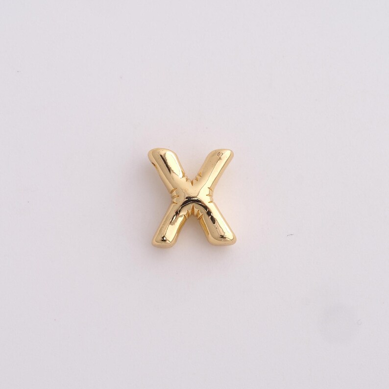 Initial Pendant, 18K Gold Filled Letter Charm,alphabet Charms,diy ...