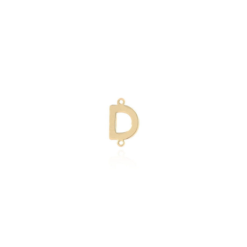 Initial Connectors,alphabet Connector, 18K Gold Filled 26 Letter ...