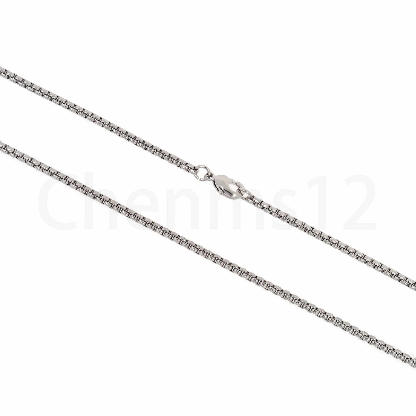 Square Box Chain Exquisite Box Chain Necklace,box Chain Necklace,thin ...