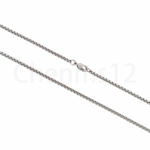 Square Box Chain Exquisite Box Chain Necklace,box Chain Necklace,thin ...