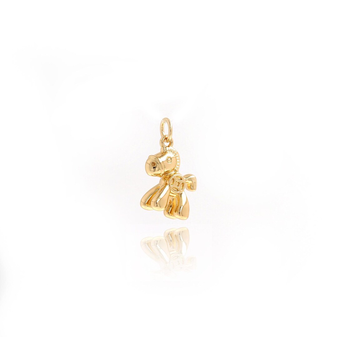 Toy Pendant,trojan Charm,toy Necklace,18k Gold Filled Horse Necklace ...