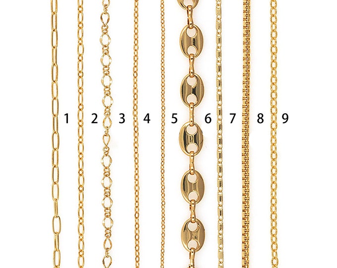 Oval Chain,brazil Chaindiy Necklace Bracelets,18k Gold Filled Semi ...