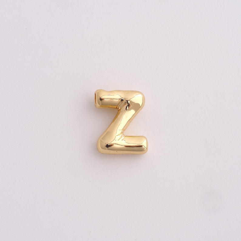 Initial Pendant, 18K Gold Filled Letter Charm,alphabet Charms,diy ...