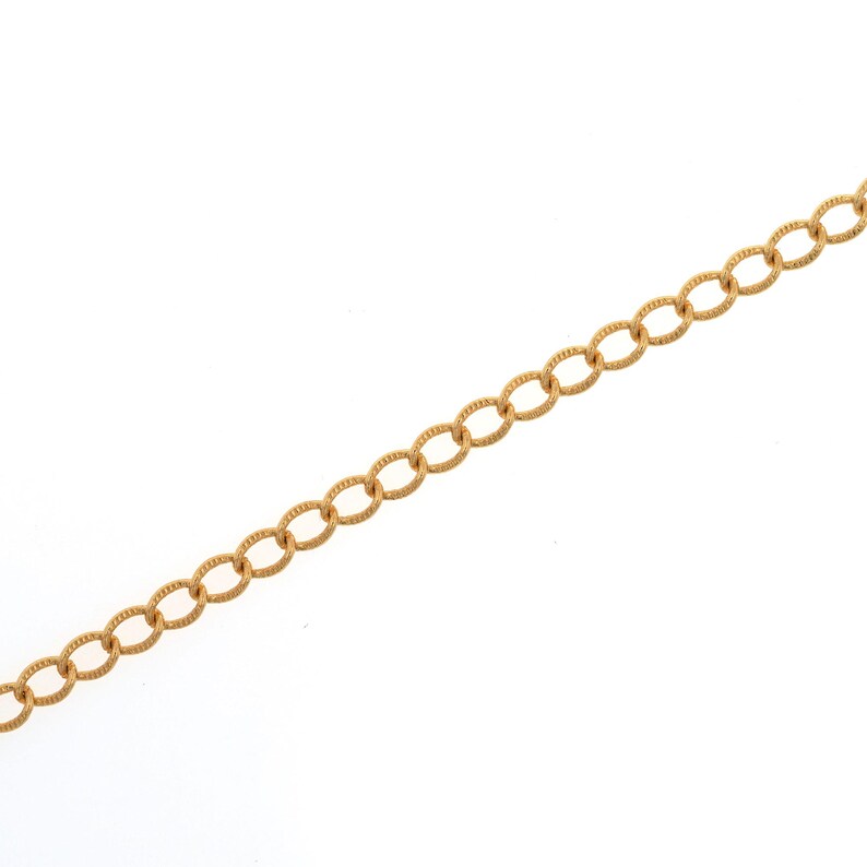 Curb Chain,18k Gold Filled Semi-finished Chain,twist Chain,nickel Free ...