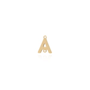 Initial Connectors,alphabet Connector, 18K Gold Filled 26 Letter ...