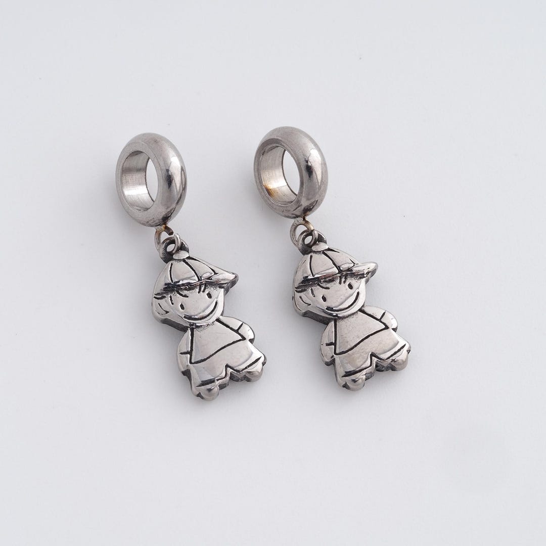 Stainless Steel Character Charm,boy Pendant,character Necklace,boy ...