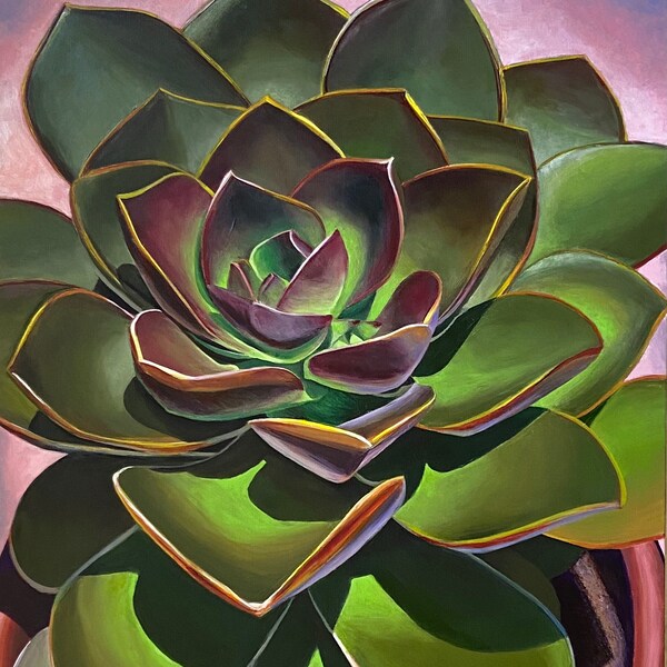 Succulent Painting - Etsy