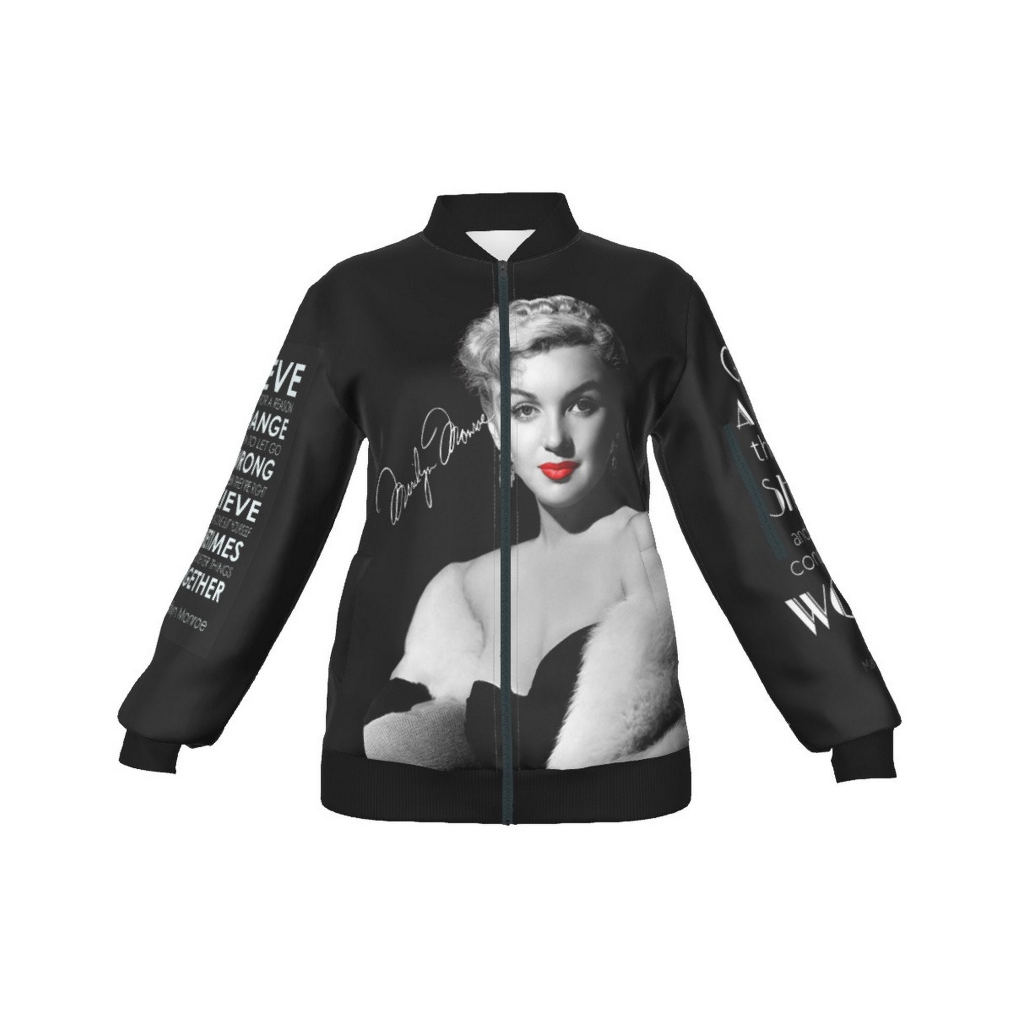 Marilyn Monroe Bomber Jackets sold by Sweden_Helenka | SKU 155844990 | 65% OFF Printerval