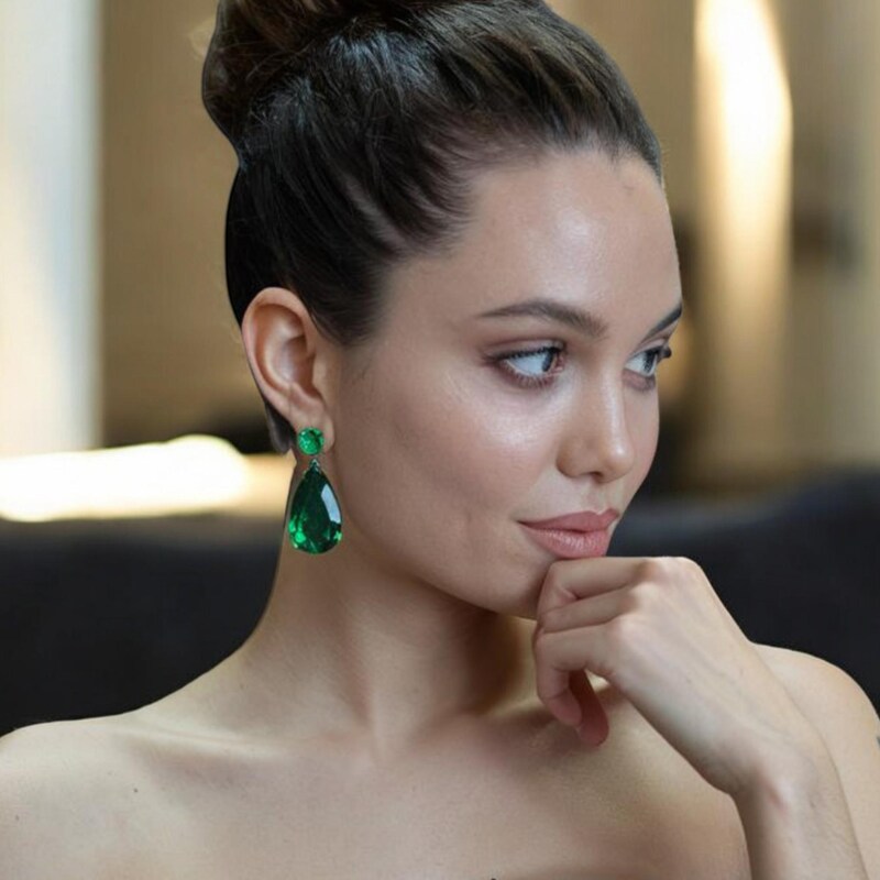 Green Teardrop - Etsy