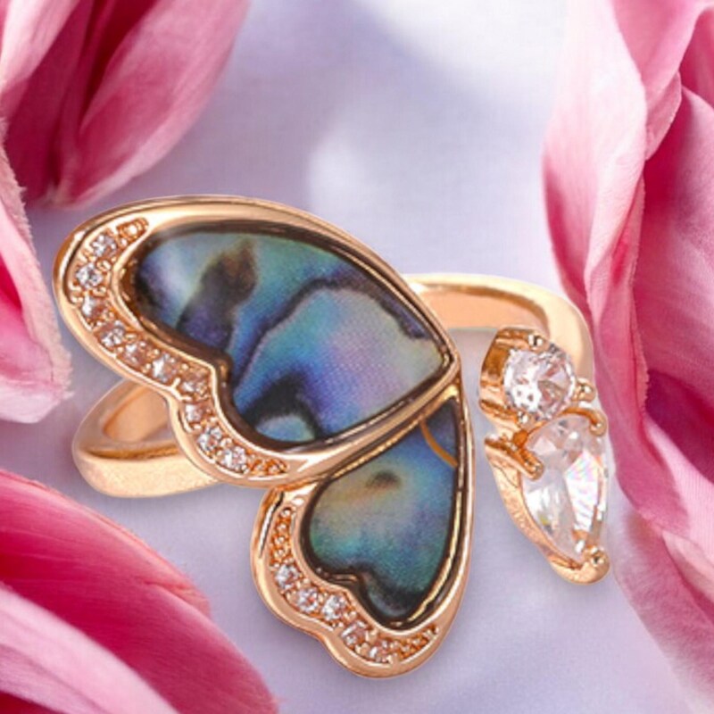 Butterfly Wing Ring - Etsy