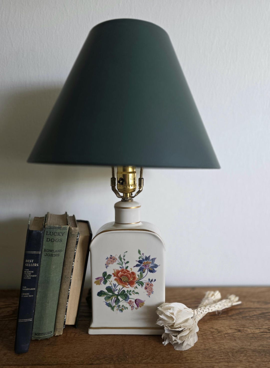 Vintage Country Cottage Style Nelson Lebo Trenton NJ Ceramic Table Lamp ...