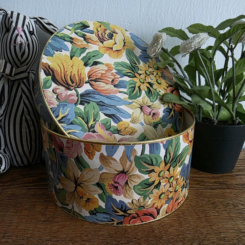 Decorative Hat Box - Etsy