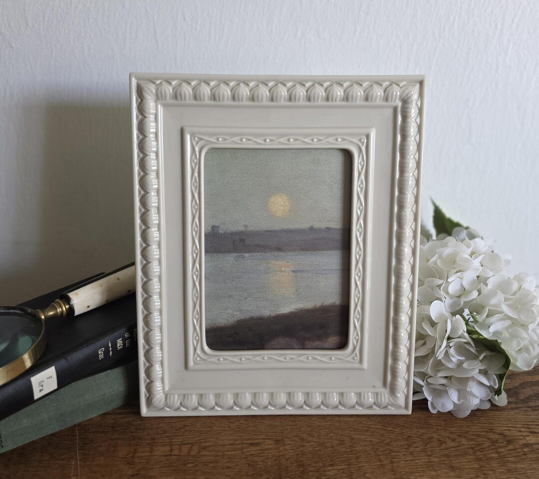 Vintage French Country Cottage Style Lenox Ceramic Large 9x11" Picture ...