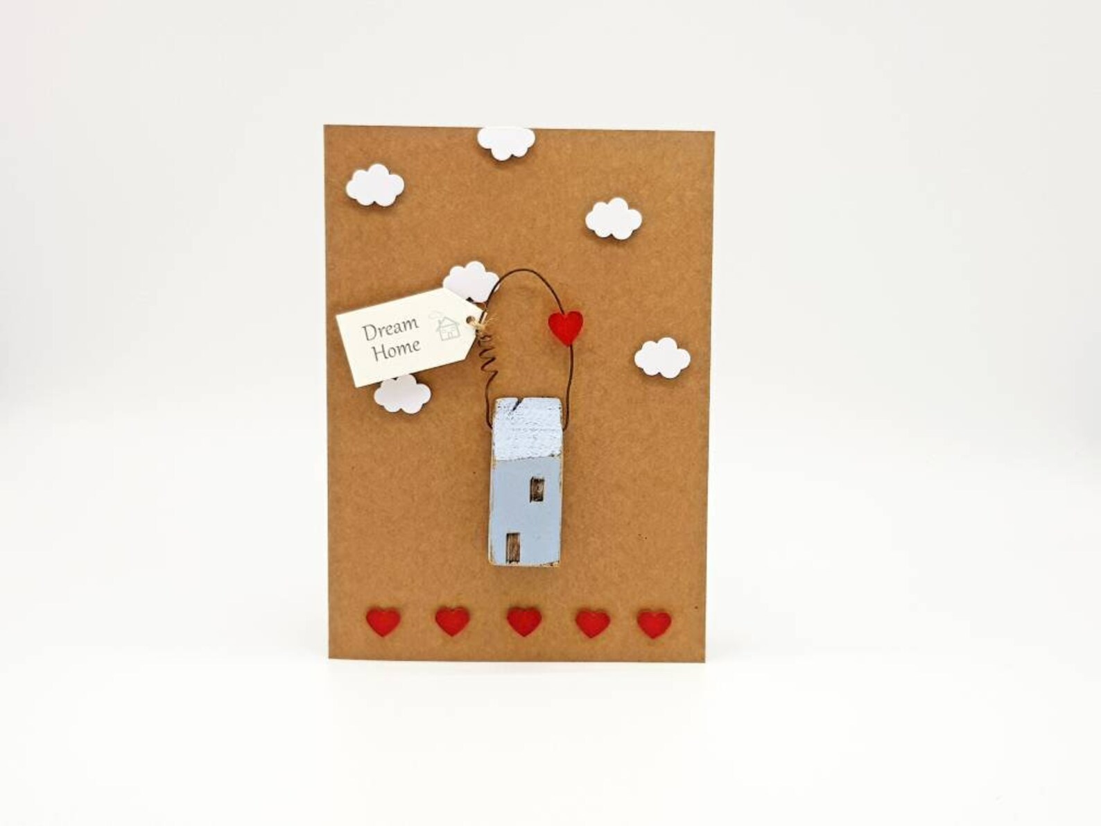 Dream Home Gift Card Little Wooden House Gift & Card in One | Etsy