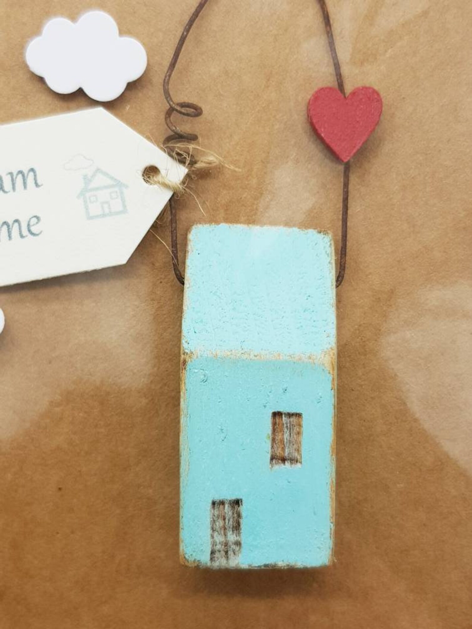 Dream Home Gift Card Little Wooden House Gift & Card in One | Etsy
