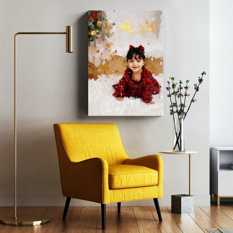 Personalized Portrait From Photo, Personalized Family Portrait, Wedding ...