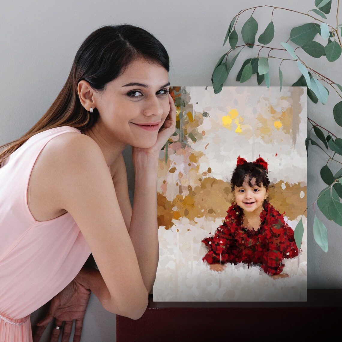 Personalized Portrait From Photo, Personalized Family Portrait, Wedding ...