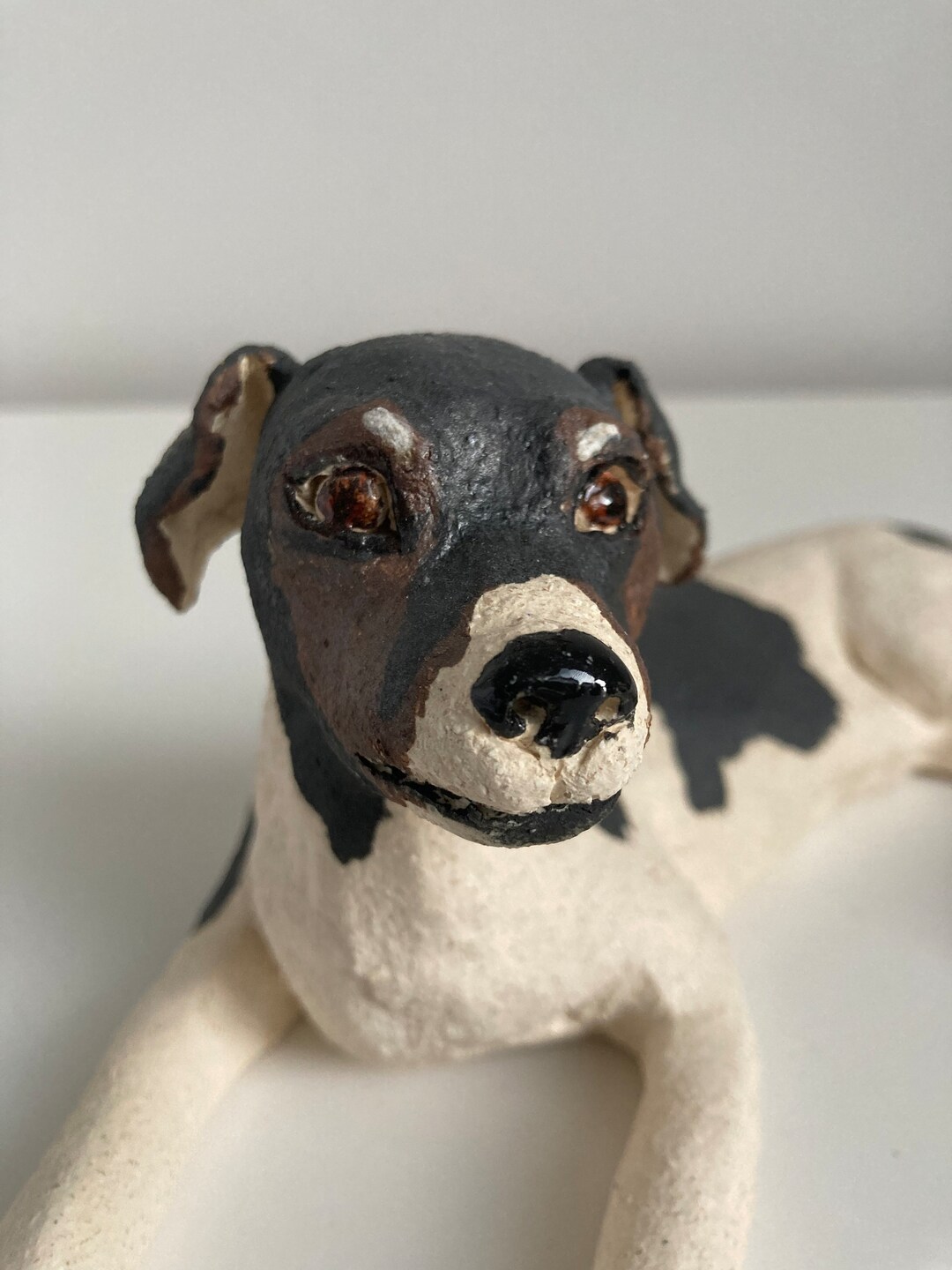 Little Dog Stoneware Sculpture. Original Ceramic Art. - Etsy