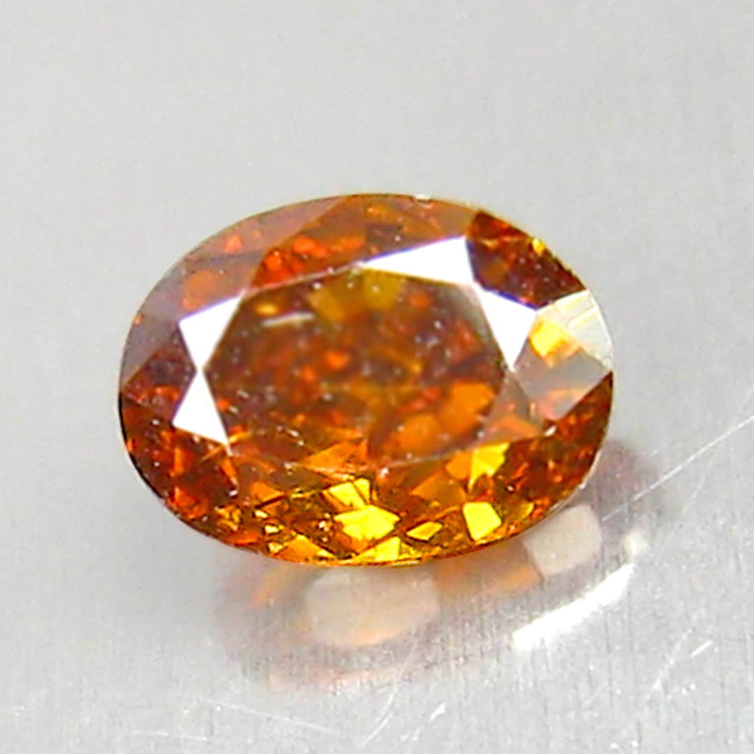 0.25ct Flawless Superb Unheated 100% Natural Fancy Reddish Orange ...