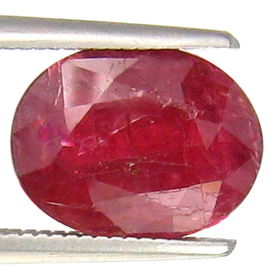 3.30ct Unheated 100% Natural Red Ruby Gemstone From Tanzania - Etsy