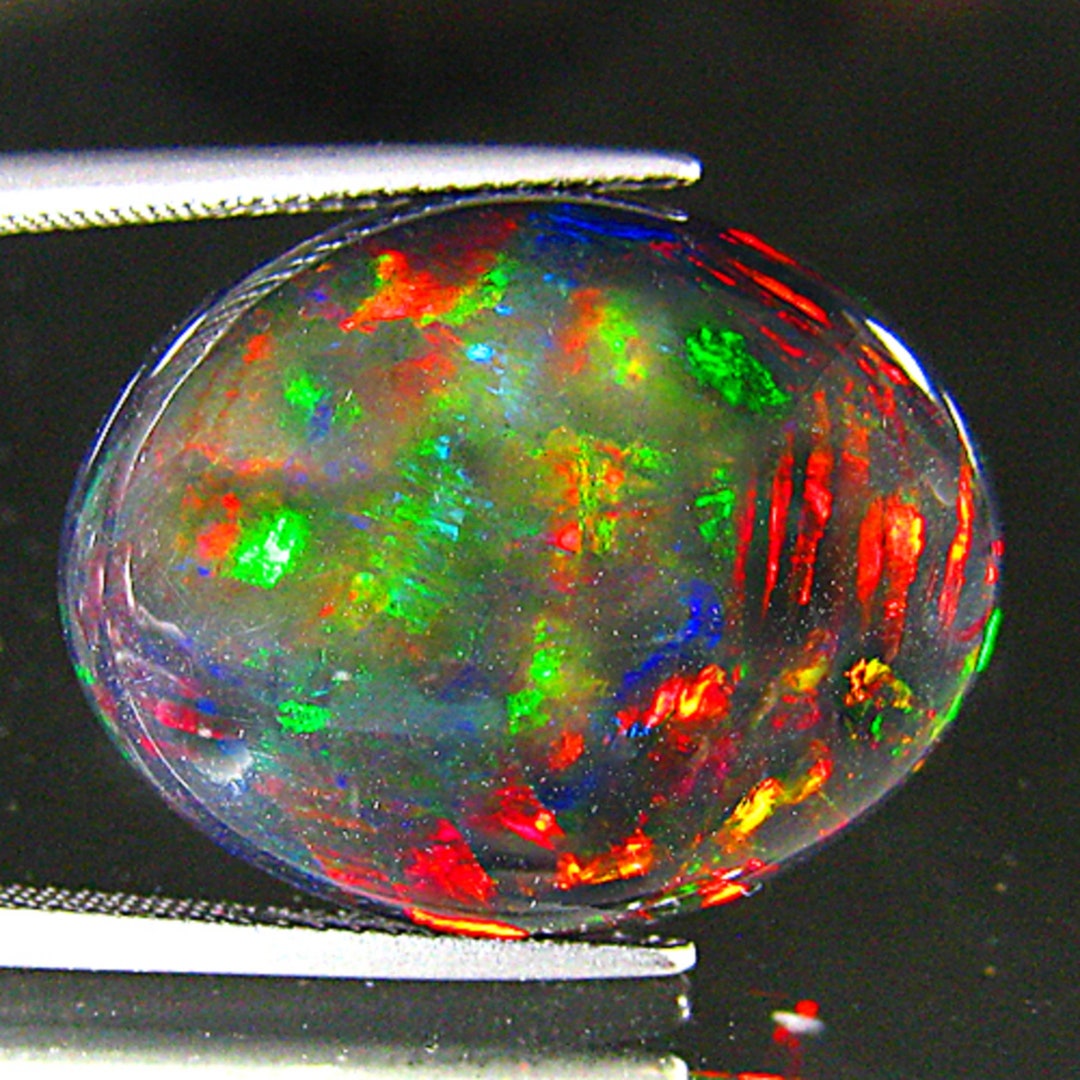 16.09ct Gorgeous ! Extreme Color Play Floral Harlequin Pattern Welo ...