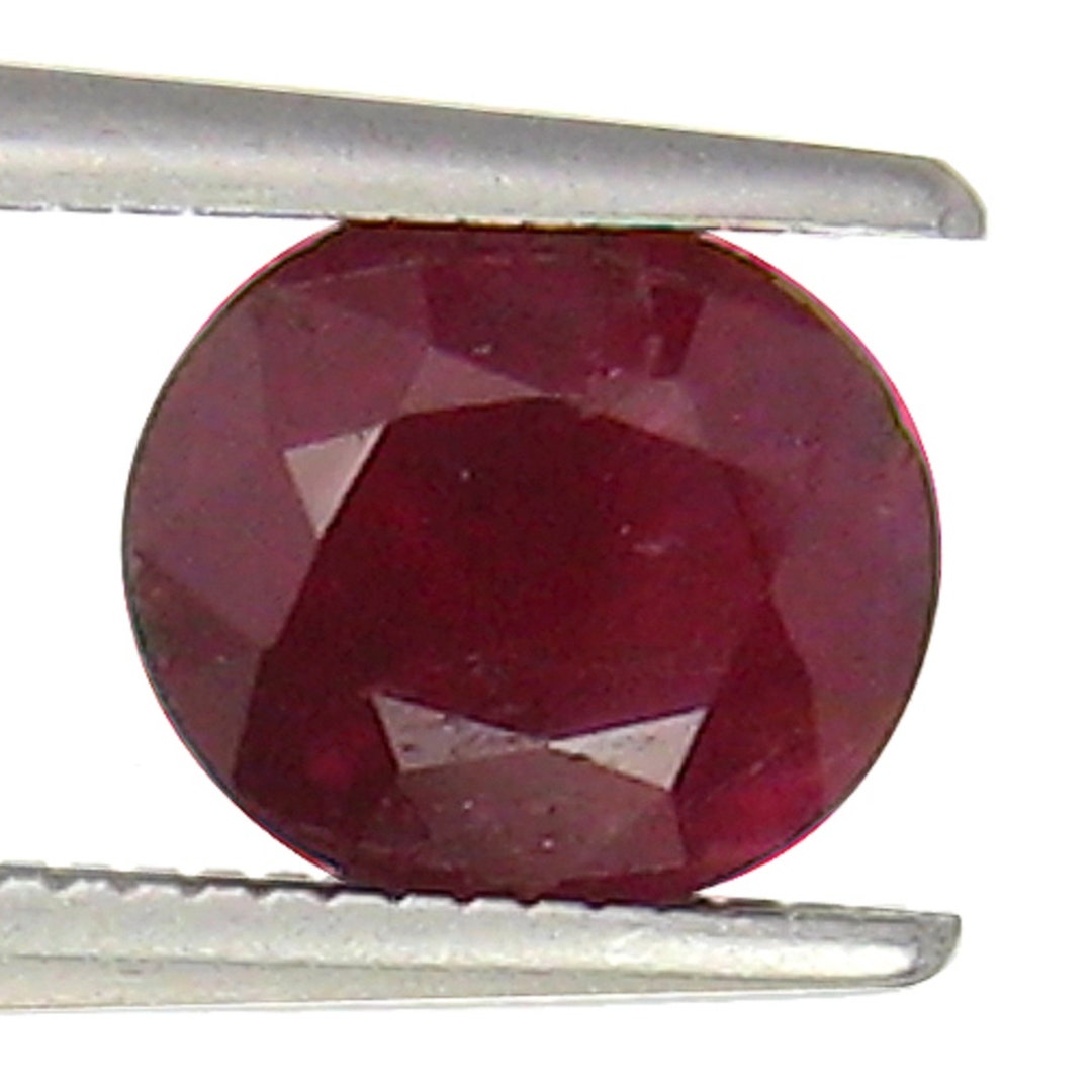 2.21ct Unheated 100% Natural Red Ruby Gemstone From Tanzania - Etsy