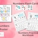 Punjabi Numbers Workbook,poster Flash Cards, Learn Punjabi at Home ...