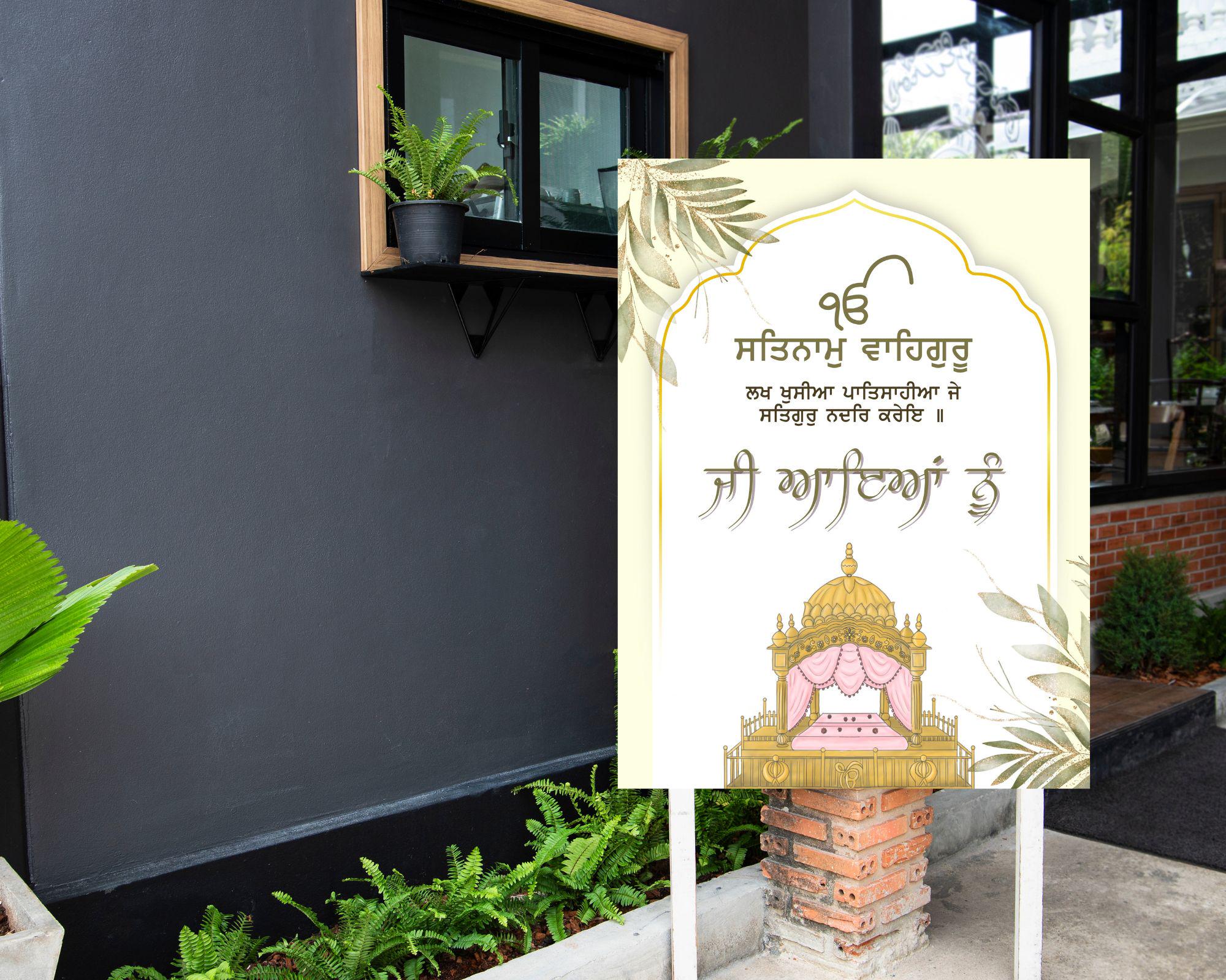 Jee Ayan Nu Welcome Sign,sukhmani Sahib Akhand Paath Pdf Board,in ...