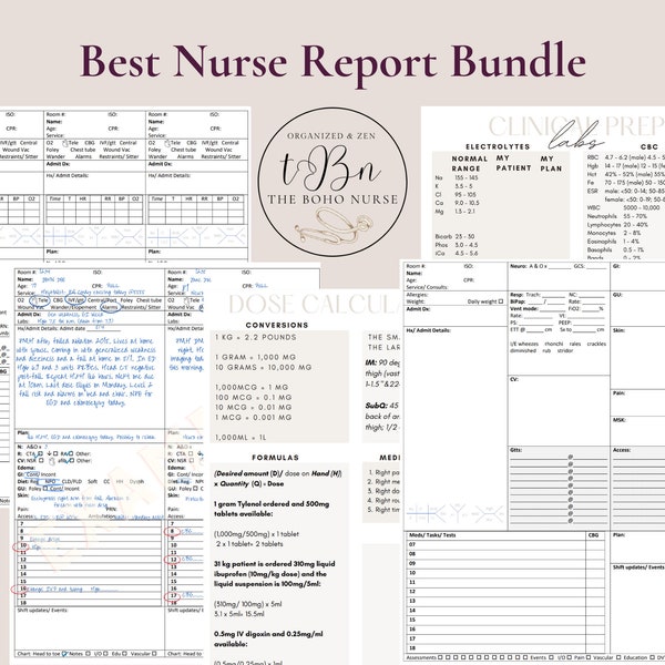Skilled Nursing Cheat Sheet - Etsy