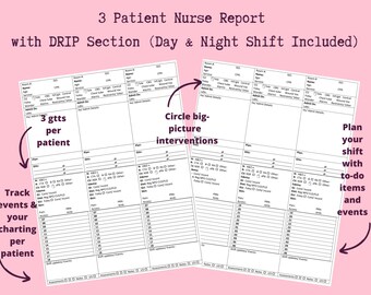 Step Down Report Sheet - Etsy