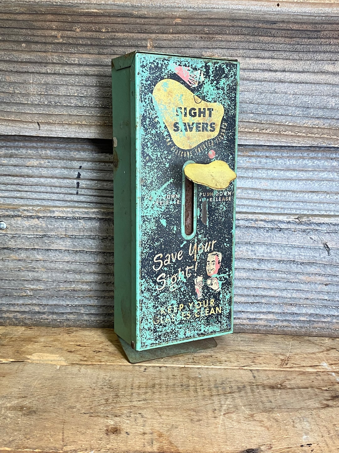 1940’s Sight Savers Eyeglass Wipe Dispenser - Etsy