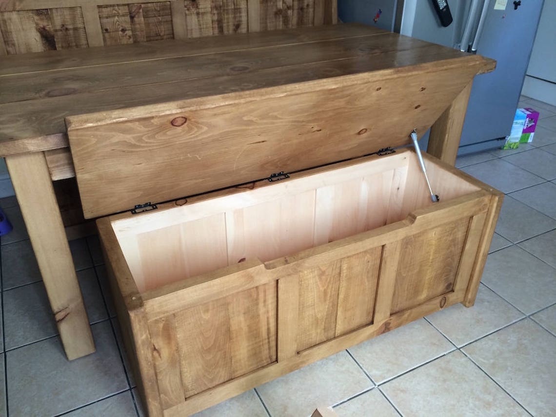 Low Window Seat Blanket Box With Storage Bespoke Sizes - Etsy UK