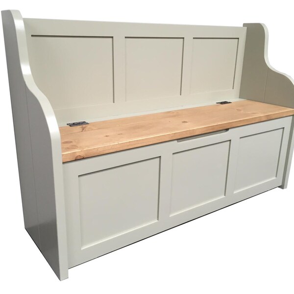 Monks Bench With Storage - Etsy UK