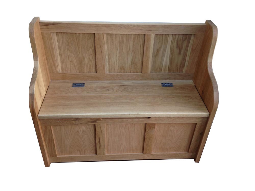 Solid Oak Monks Bench Settle Pew - Etsy UK