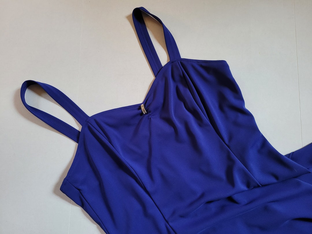 90s Dress and Jacket Blue Vintage Dress With Jacket 90s Set - Etsy