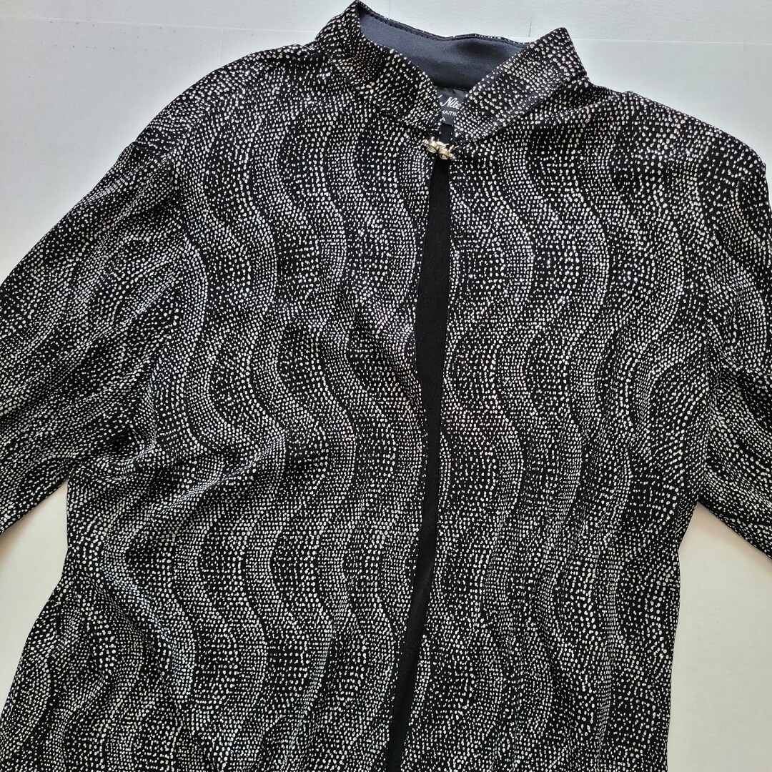 Vintage Sparkly Jacket 90s Glam Glitter Open Jacket - Etsy