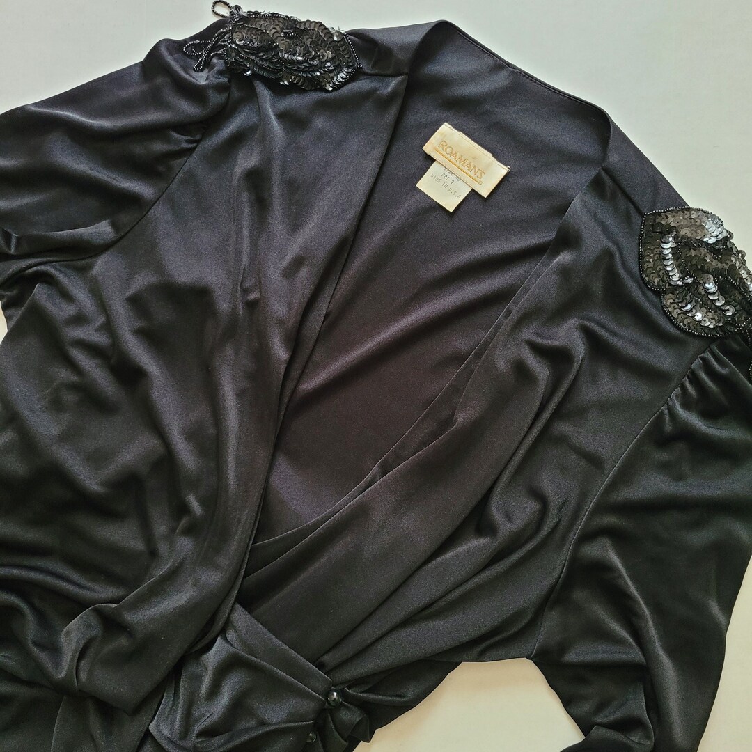 80s Does 20s Dress 1980s Evening Dress - Etsy