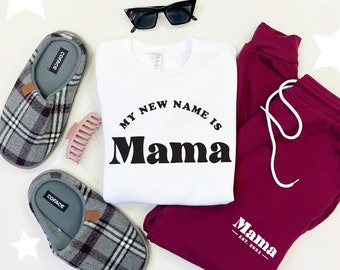 Pajamas New Mom Set - Etsy