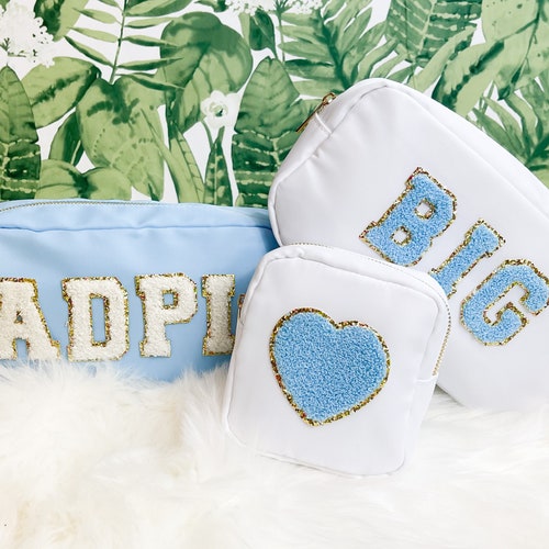 Sorority Makeup Bag Sorority Reveal Bag Little Big Bag - Etsy