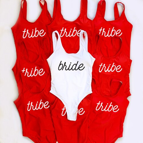 Bachelorette Swimsuits Bachelorette Bathing Suits Bride Swim Etsy