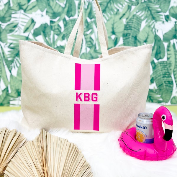 Monogram Tote Bag - Etsy