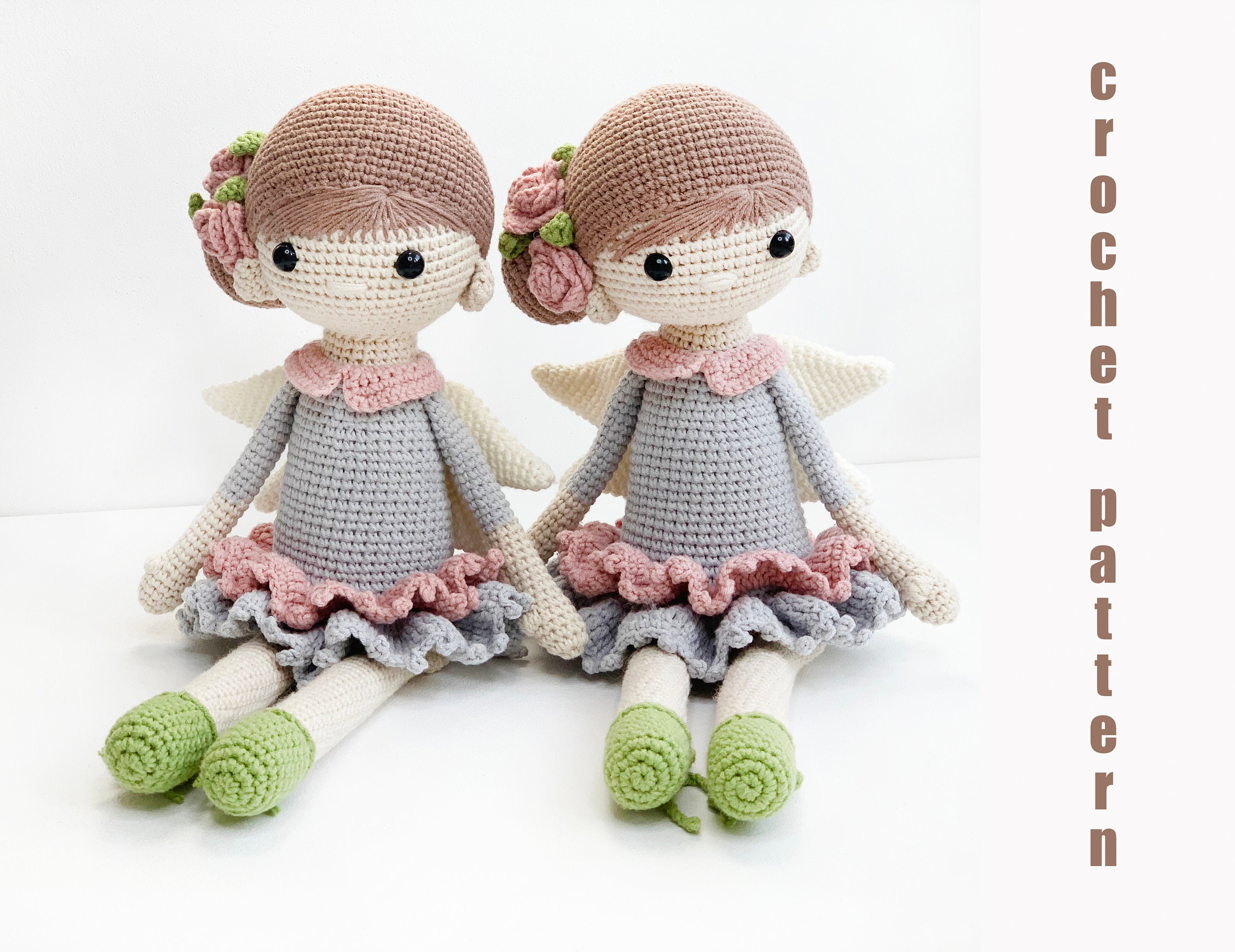 Crochet Doll Pattern Crochet Fairy Fairy Pattern Amigurumi | Etsy UK