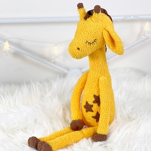 Giraffe Crochet Pattern, Pattern for a Giant Crochet Sleepy Giraffe Toy ...