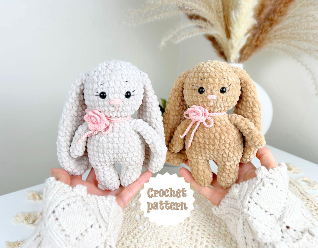 Crochet Bunny Pattern, Crochet Pattern, Easter Crochet Bunny, Easy ...