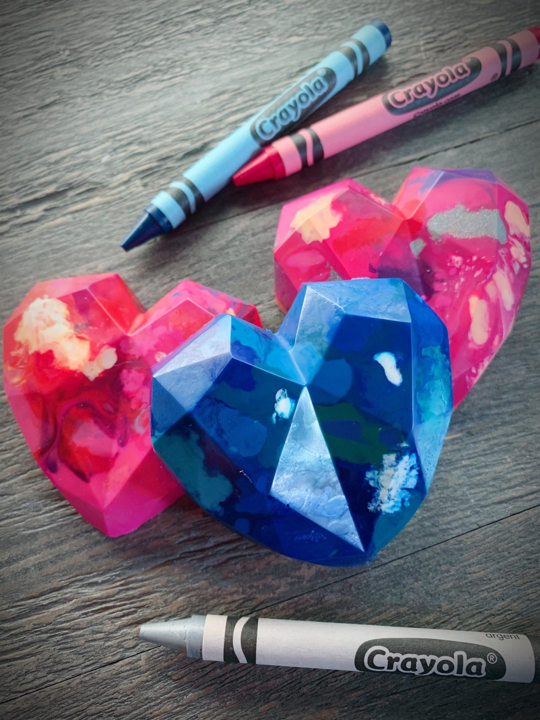 Kids Gift Crayons, Gifts for Kids, Custom Crayons, Heart Crayons, Party ...