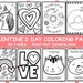 Valentine's Day Coloring Pages, Gift for Kids, Instant Download ...