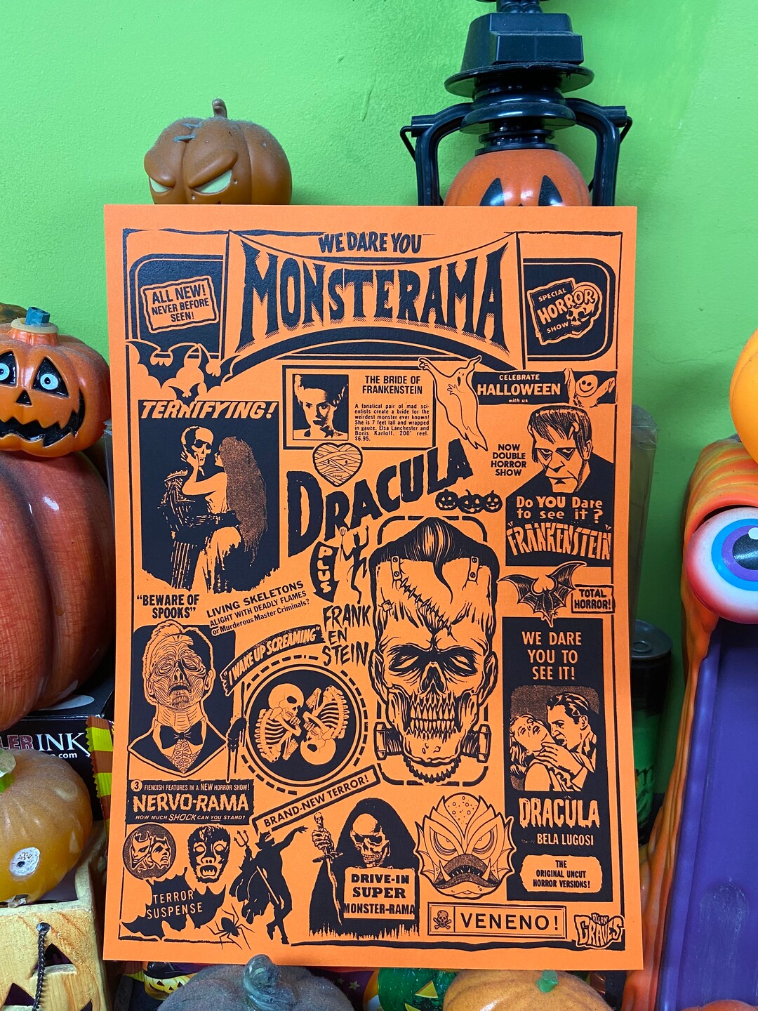 MONSTERAMA A4 PRINT - Etsy