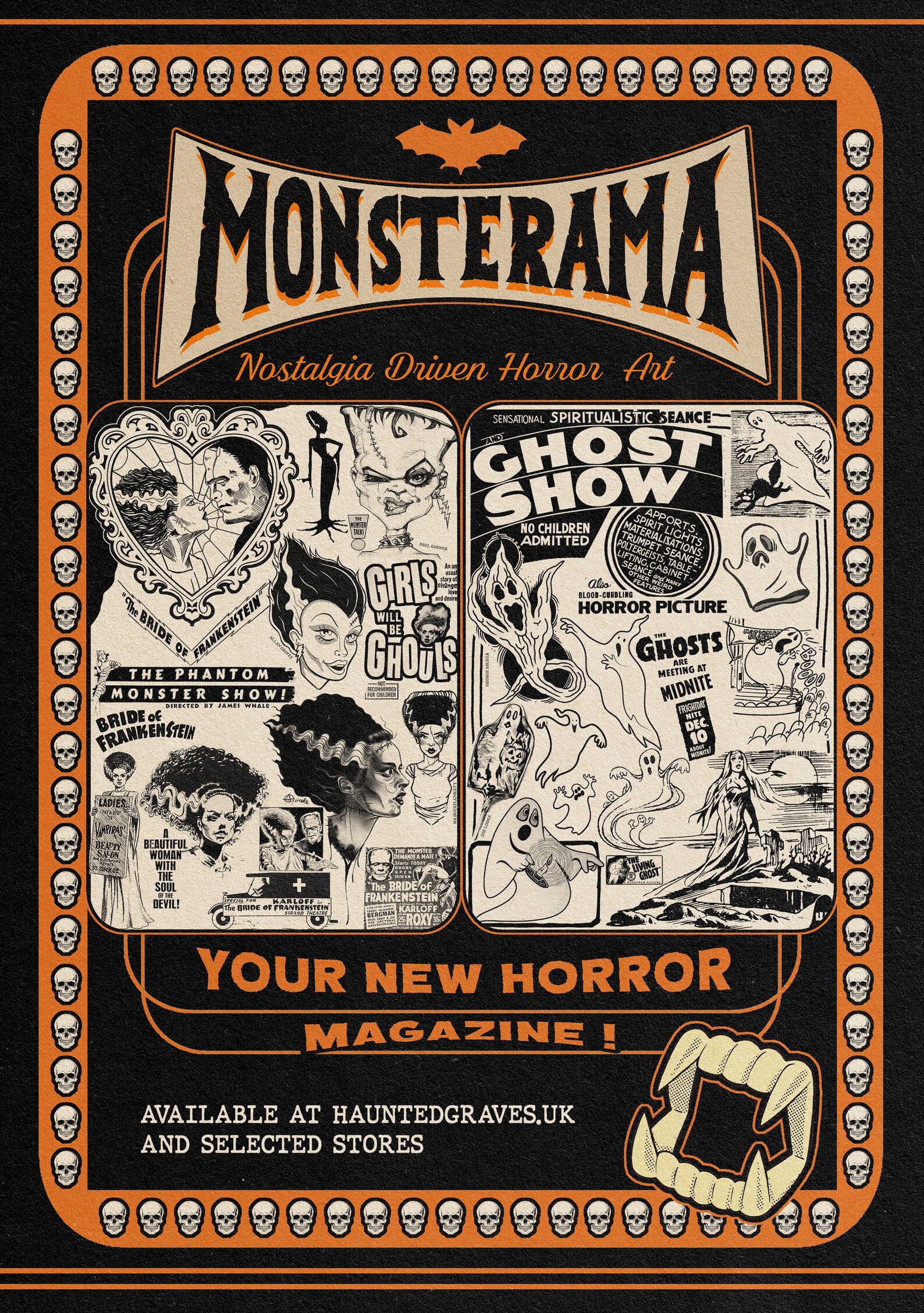 MONSTERAMA HORROR MAGAZINE #1 - Etsy