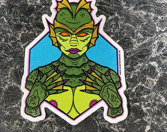 Creature From the Black Lagoon Sticker | Etsy