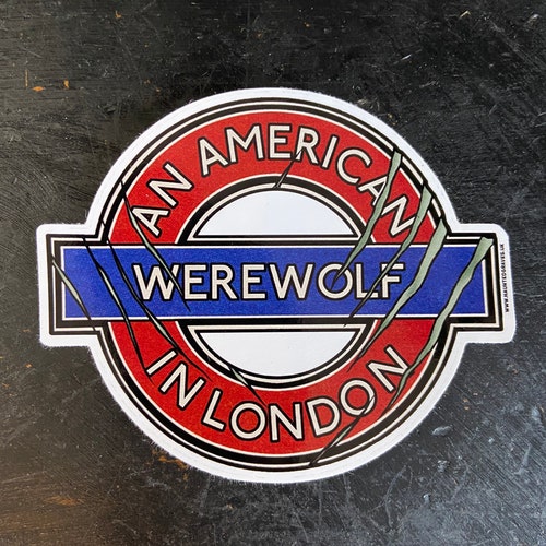 American Werewolf in London Halloween Vinyl Sticker - Etsy